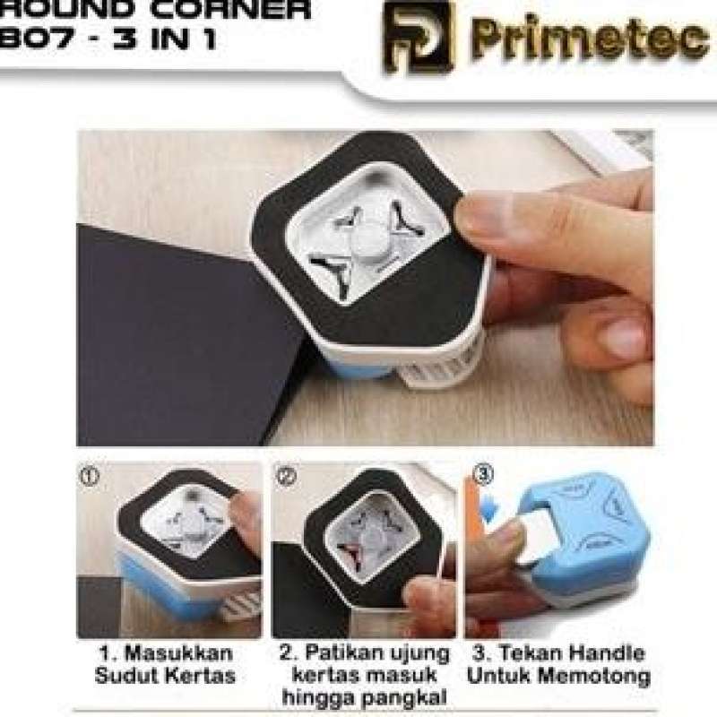 Jual Best Round Corner Cutter 3 In 1 Pemotong Sudut Corner Puncher ...