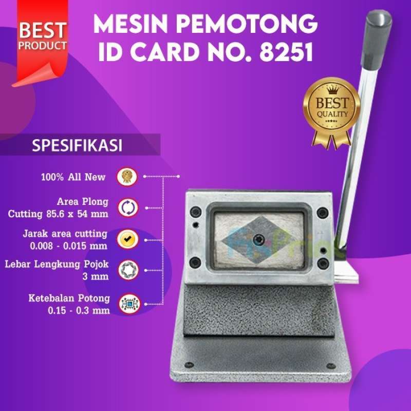 Jual Mesin Plong Pemotong Id Card Alat Potong Pvc Cutter Instant 85 ...