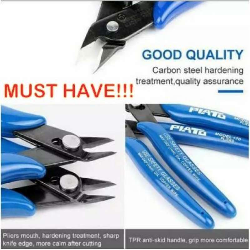 Jual Tang Potong Coil/kawat/as Hotwheel Plato Wire Cutter Nipper Mini ...