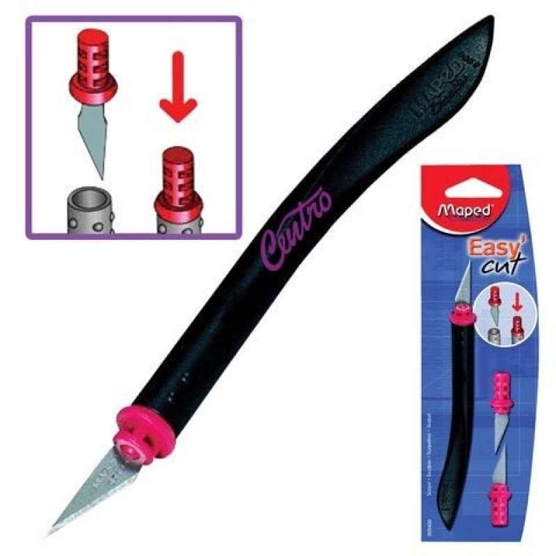 Jual Maped Easy Cut Scalpel For Crafting - Art Knife - Paper Cutter Di ...