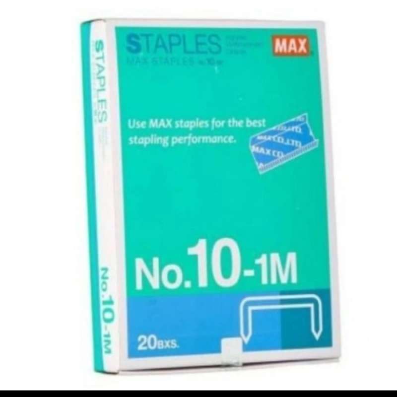 Jual Isi Stapler Max Hd 10 -1m - 1 Pak Isi 20 Box Kecil Di Seller ...