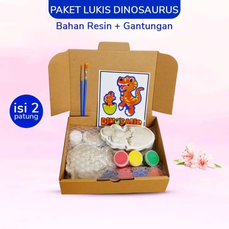 Jual (=) Bbf Gallery - Painting Kit Mewarnai Patung Dinosaurus / Di ...
