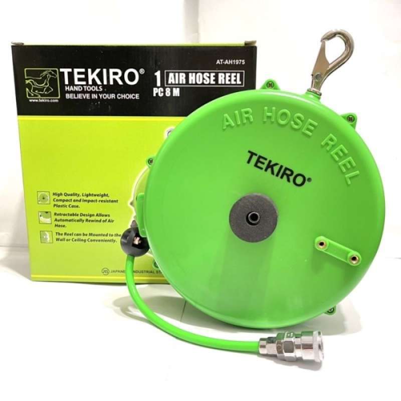 Promo Tekiro Air Hose Reel 8 Meter 200psi-selang Angin Roll Gantung 8m ...