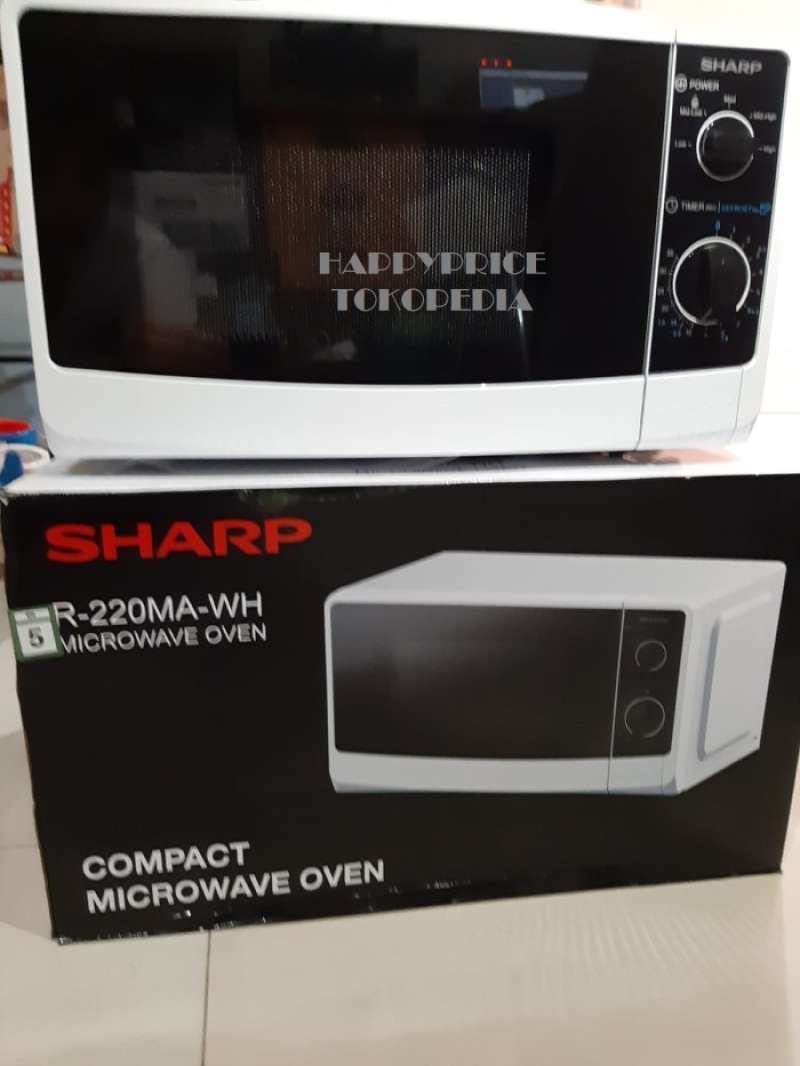 Promo New Sharp Microwave R220mawh - Microwave 20 Liter 450 Watt Putih ...