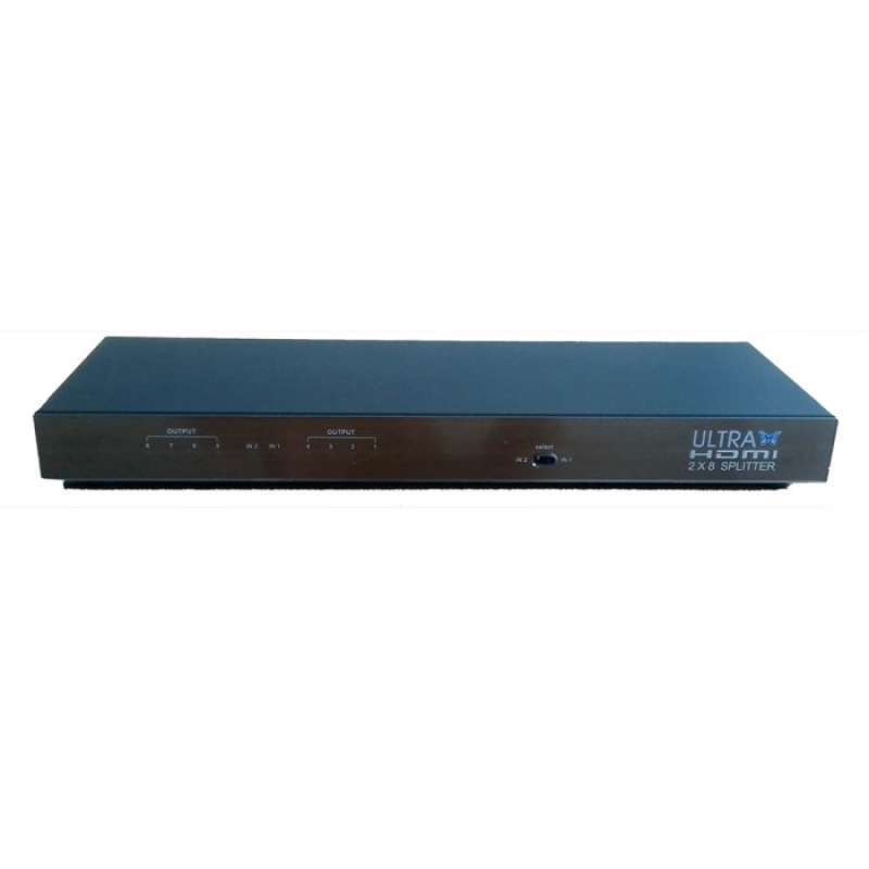 Promo Sale Hdmi Splitter Switcher Ultra 2x8 Port 2 Port Input 8 Port Output Diskon 23 Di