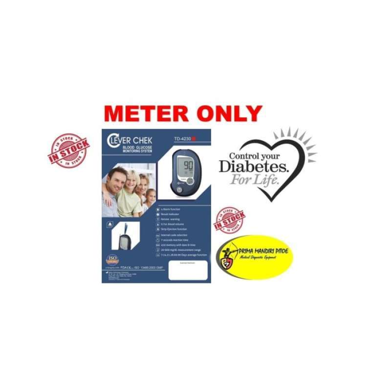 Promo Clever Chek Glucose Meter Diskon 23% Di Seller Leomord Store ...