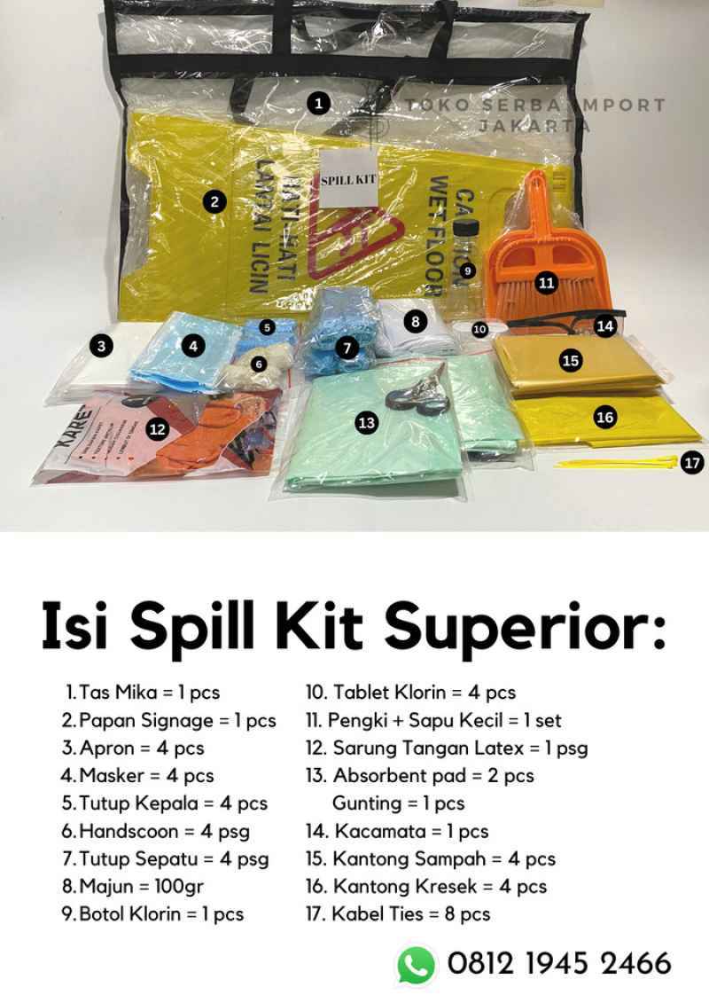 Promo Spill Kit / Apd Rumah Sakit - Set Complete Diskon 23% Di Seller ...