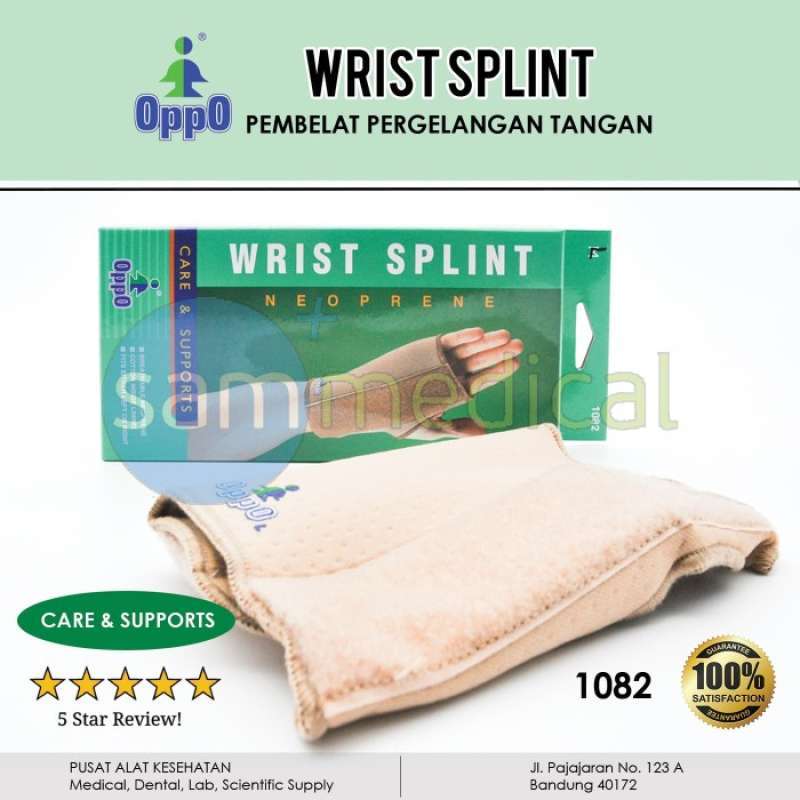Promo Oppo 1082 Wrist Splint/deker Pergelangan Tangan/carpal Tunnel ...