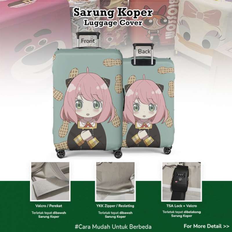 Promo Anya Forger 001 - Spy Ã— Family| Cover Pelindung Koper / Sarung ...