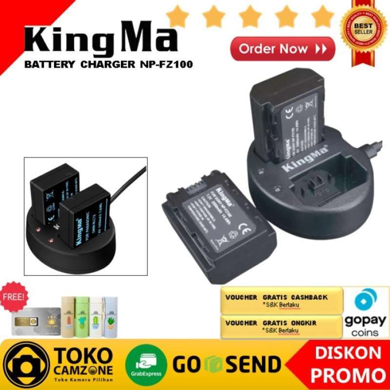 Promo Kingma Dual Battery & Charger Bm015 For Fz100 Diskon 23% Di Seller Mettaria Store ...