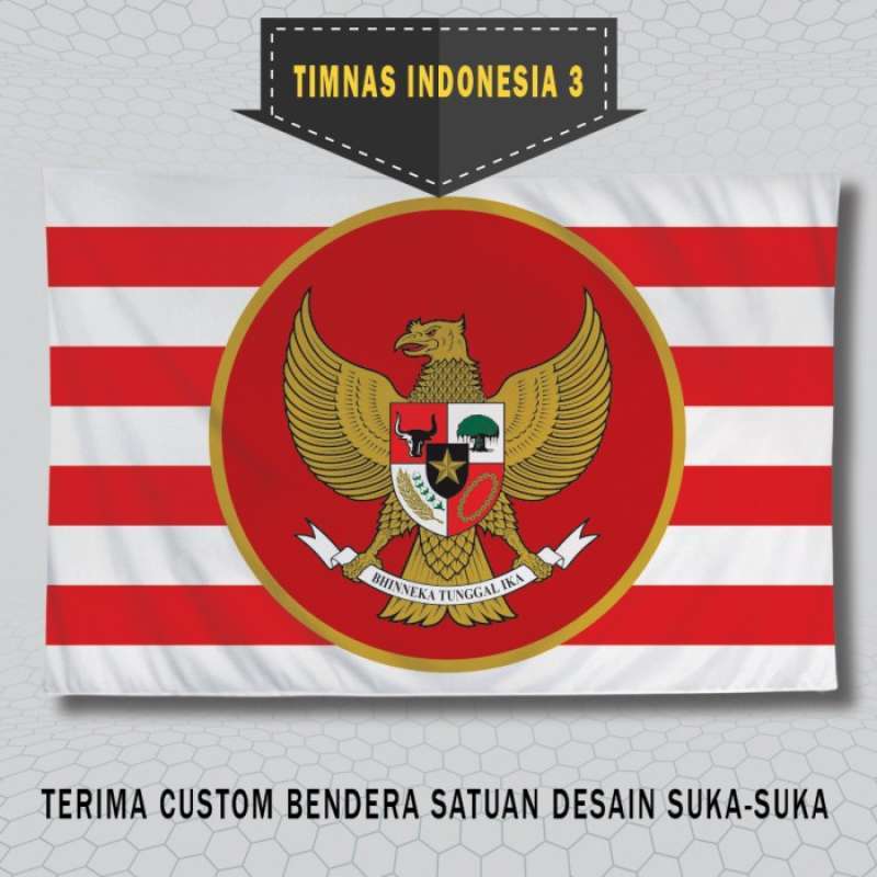 Jual Bendera Timnas Garuda Indonesia Merah 1-4 - Satin 110x75 Di Seller ...