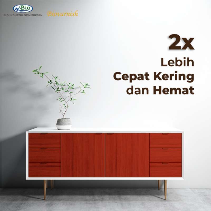 Jual Cat Kayu Kecil Waterbased Natural - Biovarnish Wood Stain Mini Can ...