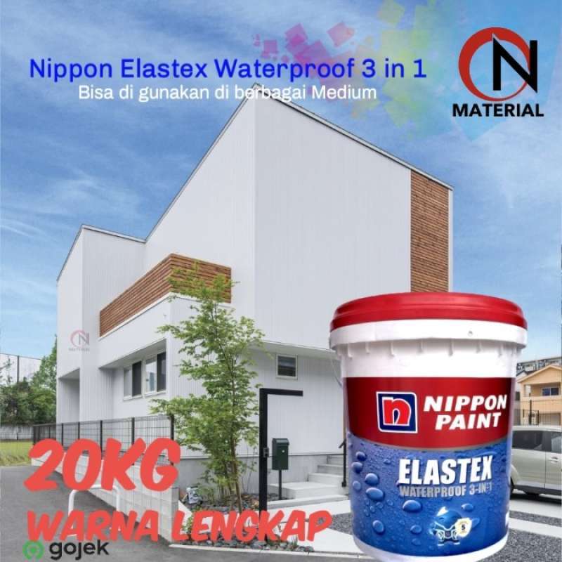 Jual Cat Elastex Nippon 20kg Abu Dan Warna - Brilliant White Di Seller ...