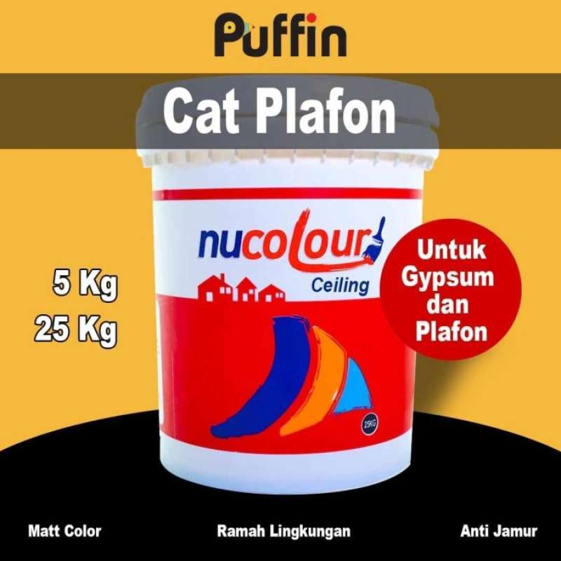 Jual Cat Plafon Nucolour Ceiling 25 Kg - Cat Gipsum Putih Di Seller ...