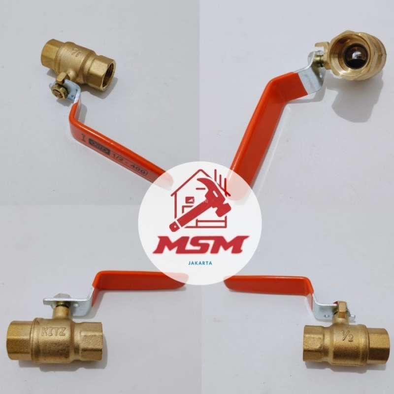 Jual Ball Valve Kitz Kuningan/brass 1 Inch / Stop Kran Drat Dalam - 11/4 Inch Di Seller Aghanim ...