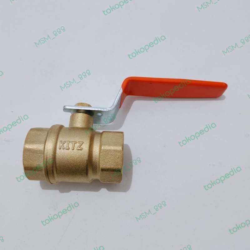 Jual Ball Valve Kitz Kuningan/brass 1 Inch / Stop Kran Drat Dalam - 11/4 Inch Di Seller Aghanim ...