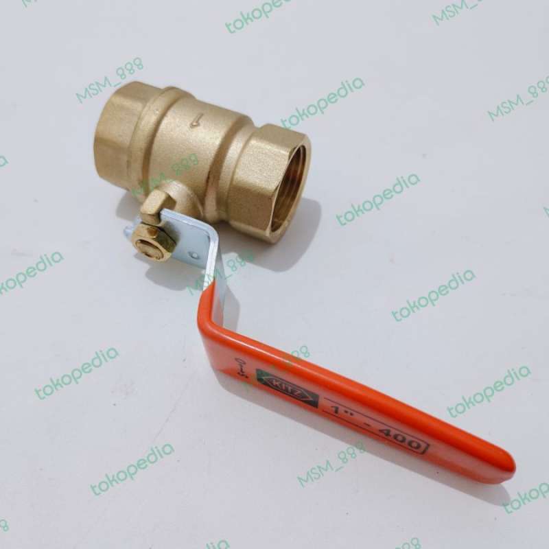 Jual Ball Valve Kitz Kuningan/brass 1 Inch / Stop Kran Drat Dalam - 11/4 Inch Di Seller Aghanim ...
