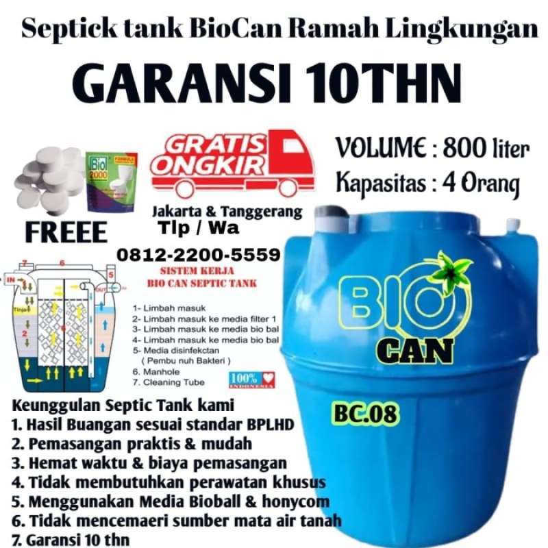 Jual Septic Tank Bio , Septic Tank Biotech , 800 Liter Di Seller ...