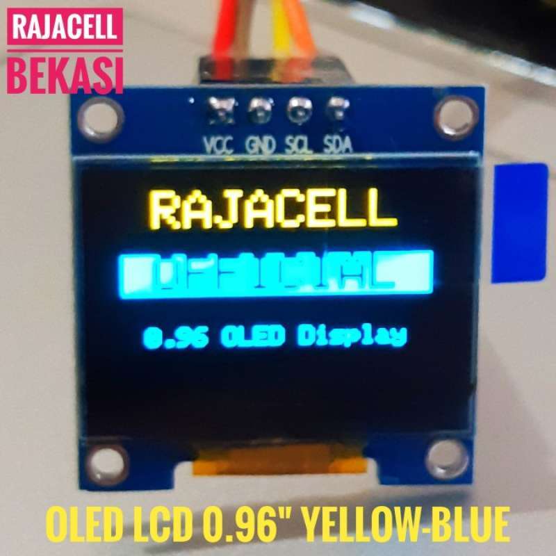 Jual Lcd Oled 0.96 Yellow-blue I2c Module For Arduino Display Di Seller ...