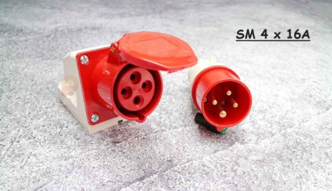 Jual Plug Soket Sm 4 X 16a Surface Mounting / Soket Industri Di Seller Aghanim - Cengkareng ...