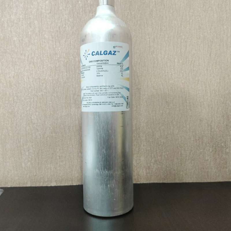 Jual Tabung Span Gas Kalibrasi Type Multi 4 Gas ( H2s , Co , Lel , O2 ...