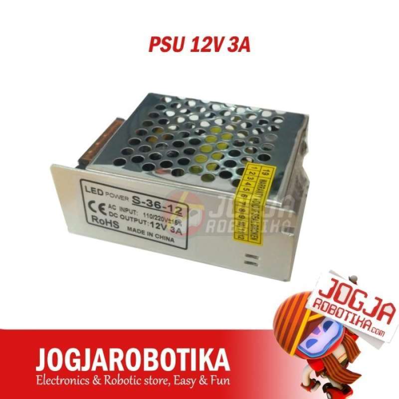 Jual Power Supply 12v 3a Psu Jaring 12v 3a Switching Smps Di Seller ...