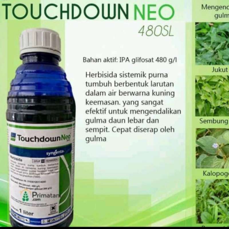 Promo Pembasmi Rumput/ Herbisida Touchdown Neo 1 Liter Diskon 33% Di ...