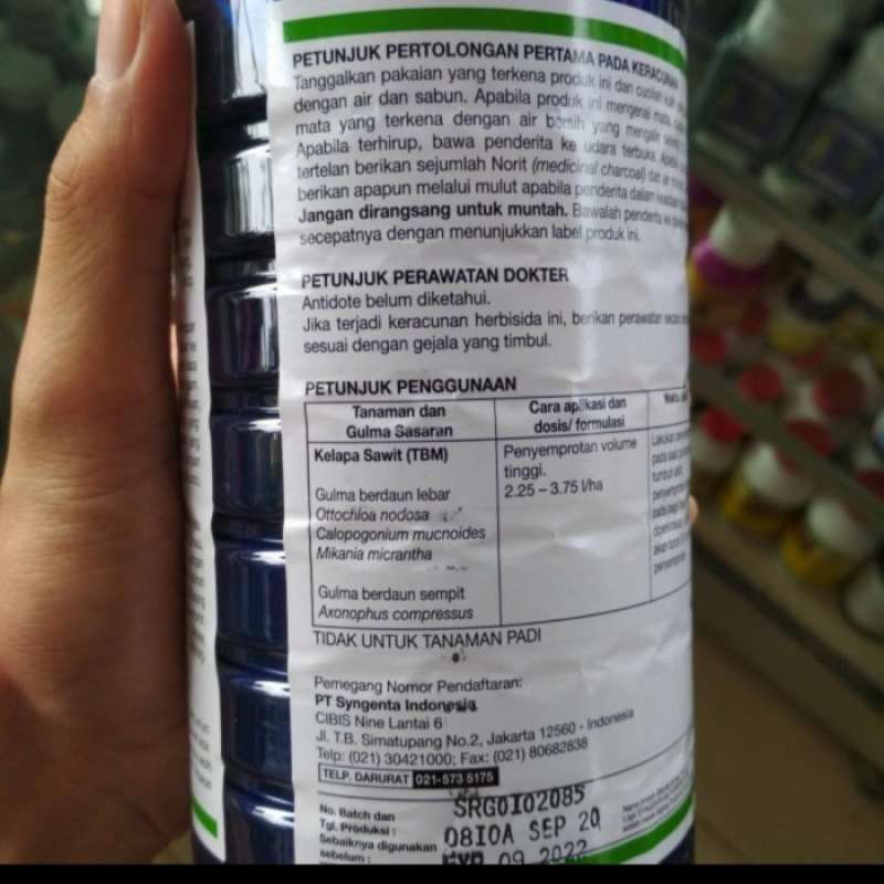 Promo Pembasmi Rumput/ Herbisida Touchdown Neo 1 Liter Diskon 33% Di ...