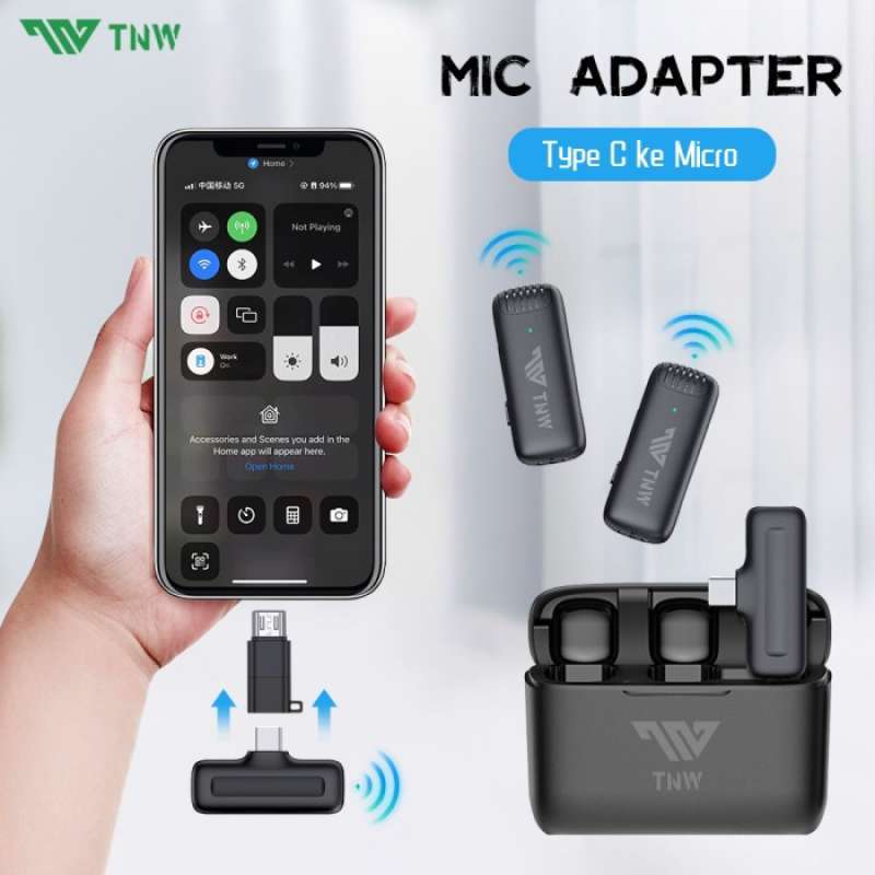 Jual Adaptor Type C Ke Micro Ios Usb Microphone Adapter - Adapter-ios ...