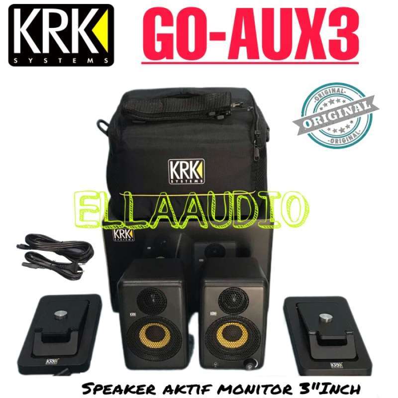 Promo Krk Go Aux 3 Bluetooth Speaker Aktif Monitor Studio 3inch Original Diskon 23% Di Seller ...