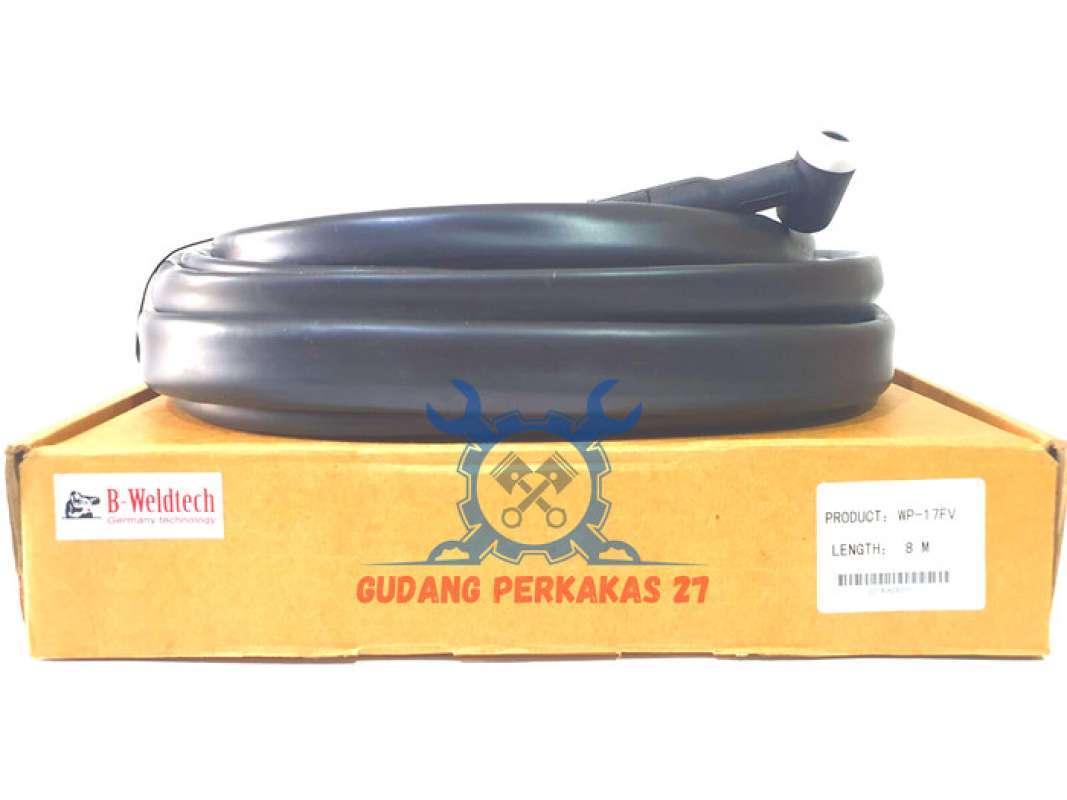 Promo Stang Las Argon Tig Torch Wp 17 Vf Panjang Kabel 7.6meter Switch ...