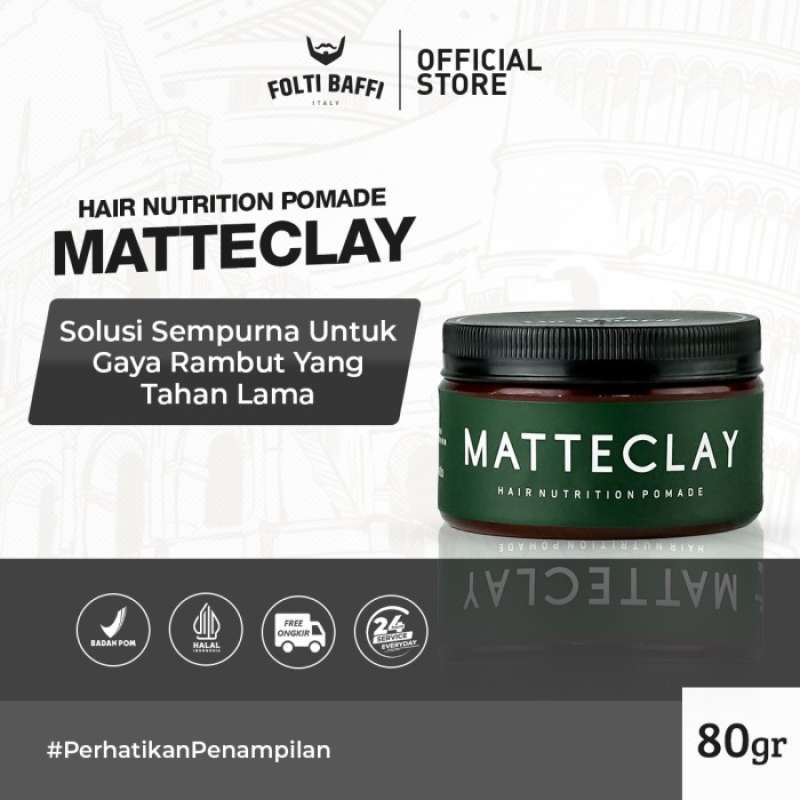Jual Pomade Matte Clay Penataan Rambut Dgn Hasil Tahan Lama Di Seller ...
