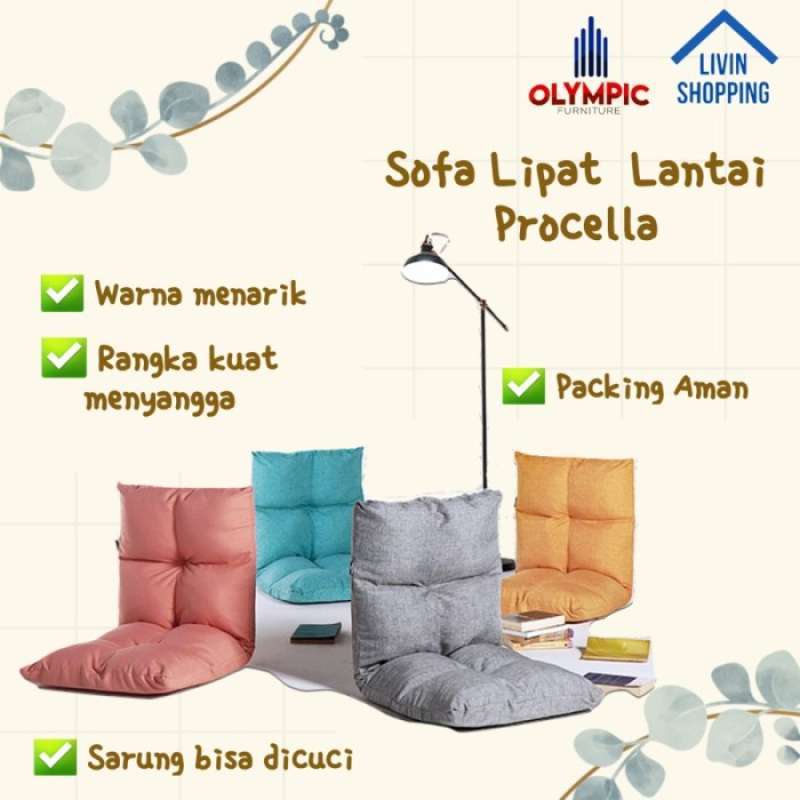 Promo Kursi Lipat Sofa Lantai Lesehan Procella Olympic New Diskon 22% ...