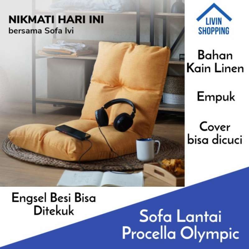 Promo Kursi Lipat Sofa Lantai Lesehan Procella Olympic New Diskon 22% ...