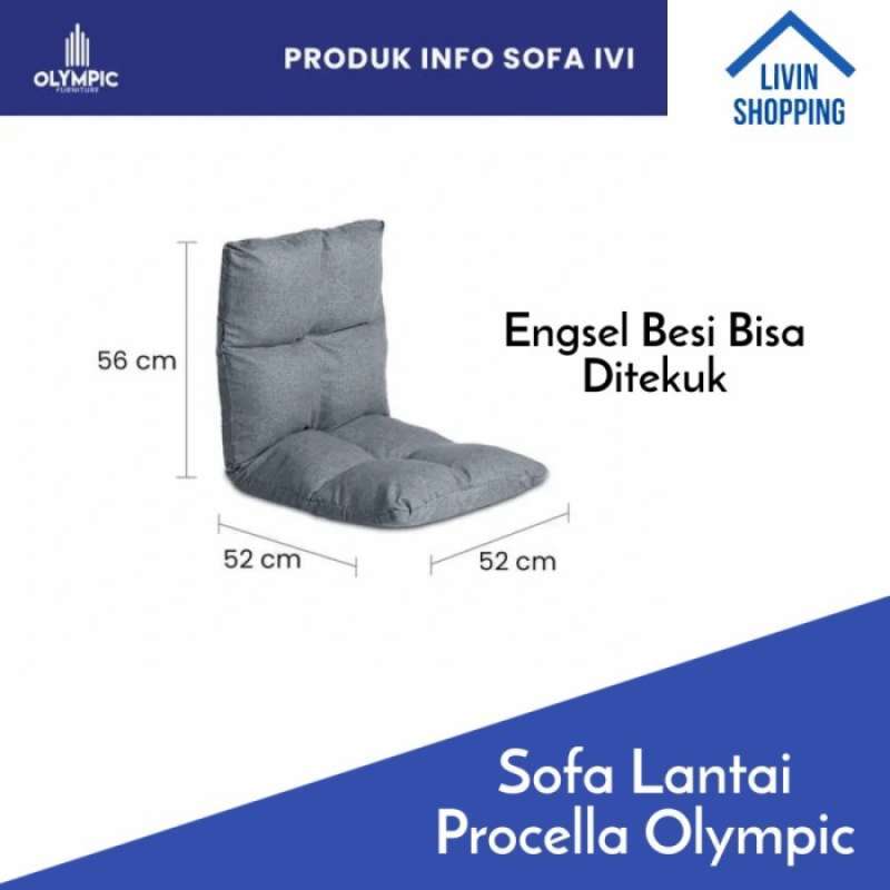 Promo Kursi Lipat Sofa Lantai Lesehan Procella Olympic New Diskon 22% ...