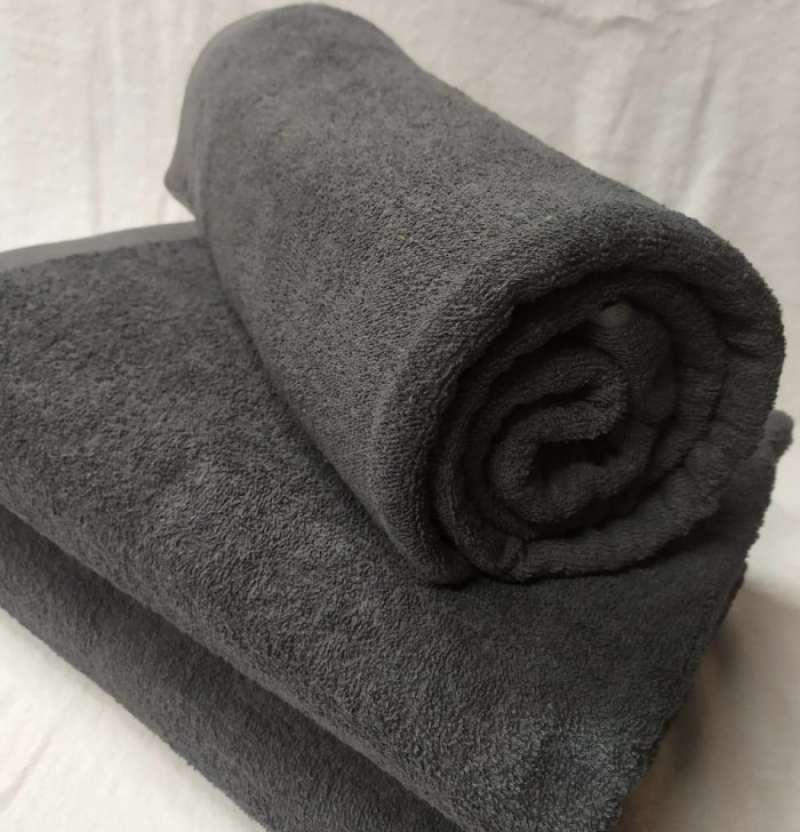 Promo Handuk Pantai Sauna Kolam Renang Salon Tatakan Tempat Tidur Abu ...