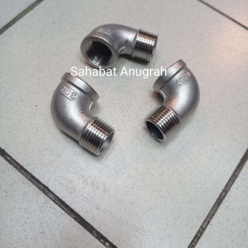 Promo Elbow Stainless Male - Female 2inch / Street Elbow Ss304 Diskon ...