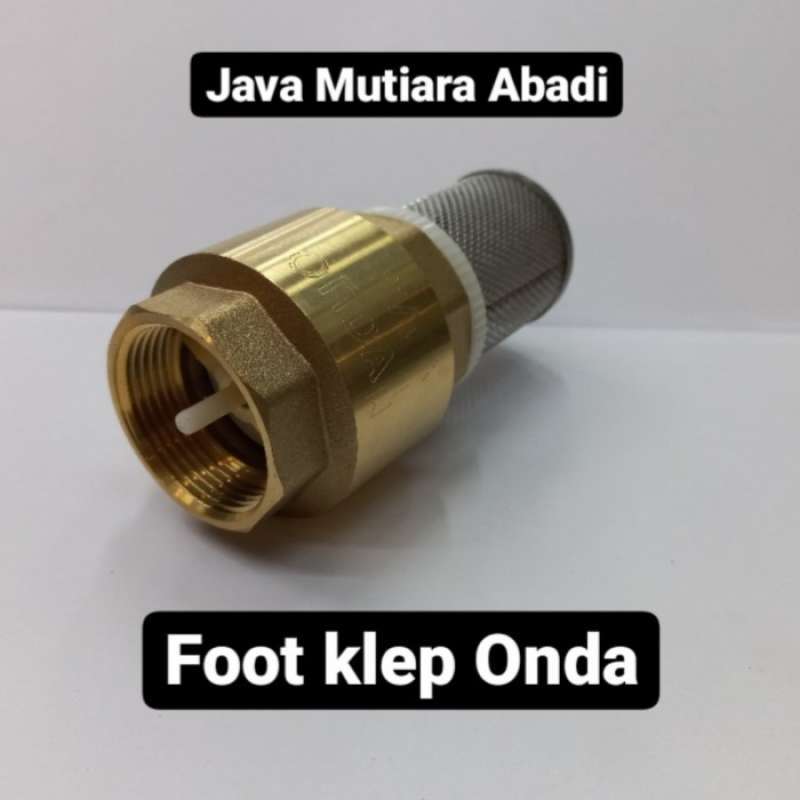 Promo Foot Klep Kuningan 11/4 Inch Onda/v-klep Onda Diskon 23% Di ...