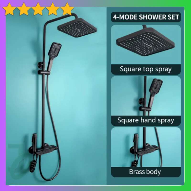 Promo Shower Mandi Set Panas Dingin Keran Tombol Boutique Bk4 Diskon 23 ...