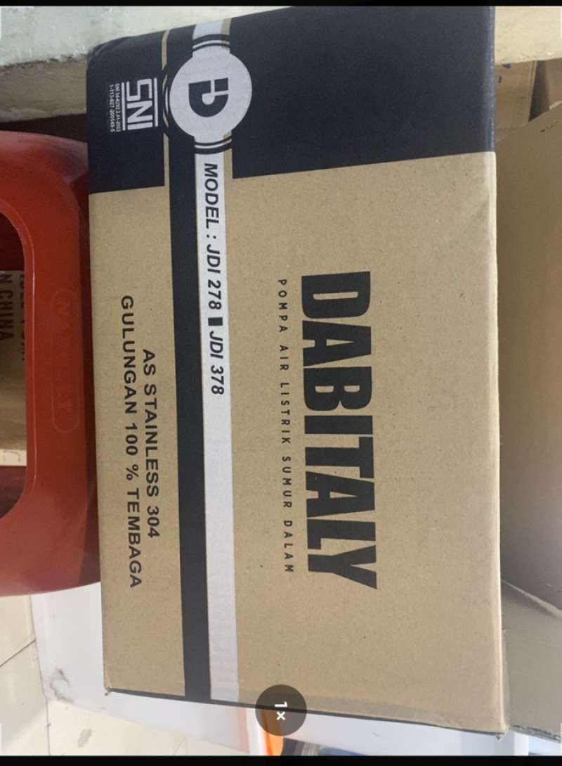 Promo Mesin Pompa Air Jet Pump Dab Italy Dabitaly Tembaga 250 Watt ...