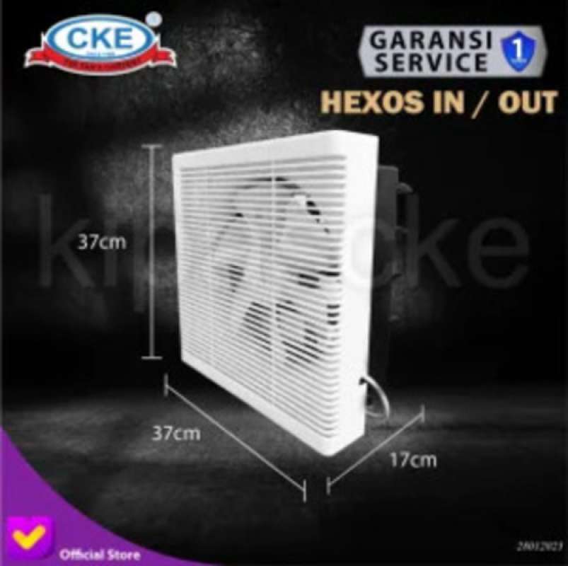 Jual Cke Exhaust Fan In-out 12 Inch Efio-dn-klt-30b-2-nb Di Seller ...