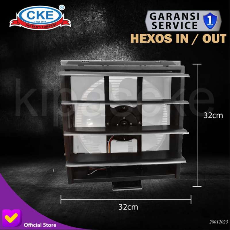Jual Cke Exhaust Fan In-out 12 Inch Efio-dn-klt-30b-2-nb Di Seller ...