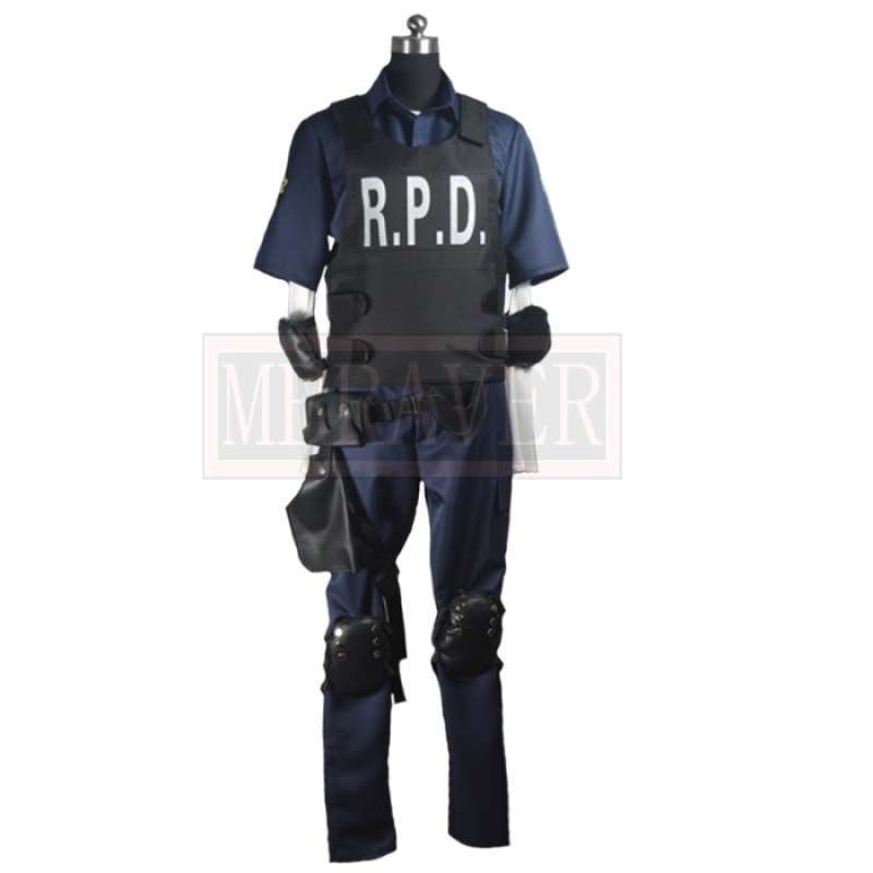 Jual Leon Scott Kennedy Rpd Outfit Uniform Cosplay Costume Cos Uniform ...