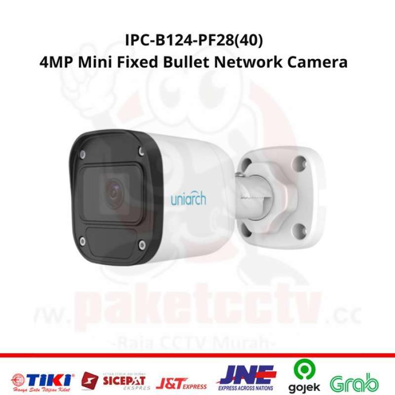Promo Uniarch Ipc-b124-pf28(40) 4mp Mini Fixed Bullet Network Camera Diskon 23% Di Seller ...