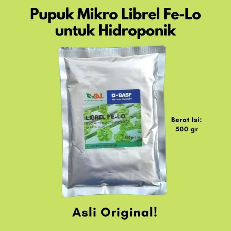 Promo Pupuk Mikro Librel Fe-lo Repack 500 Gr Untuk Tanaman Hidroponik ...