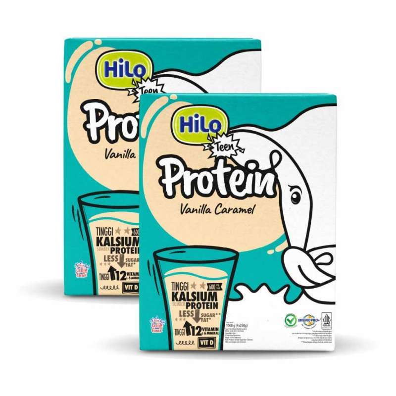 Promo Twin Pack - Hilo Teen Vanilla Caramel 1000g - Susu Tinggi Kalsium ...