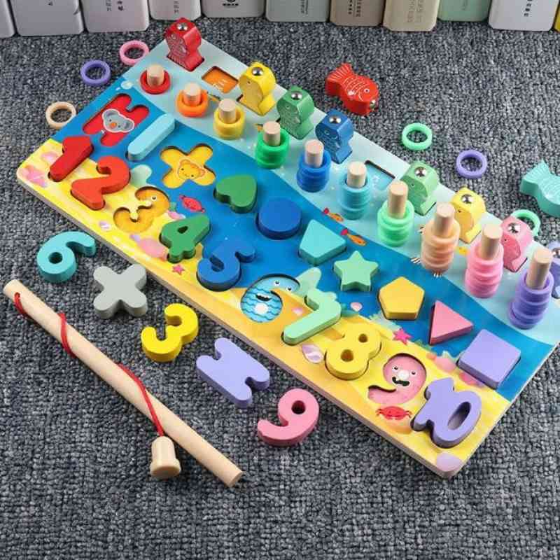 Promo Promo- Mainan Edukasi Anak Counting Board Menyusun Balok Abjad ...