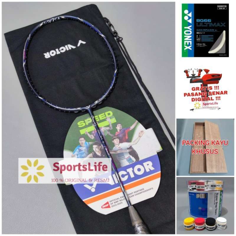 Promo Raket Badminton Victor Auraspeed 90k Ii 2 Original Diskon 33% Di ...