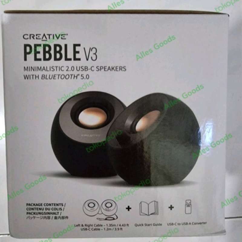 Jual Creative Pebble V3 Bluetoothâ® 5.0 Desktop Speaker Di Seller Winter - Cengkareng Timur ...