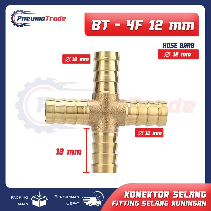 Promo Nepel Sambungan Selang Kuningan Konektor Adaptor Selang Pipa Hose ...